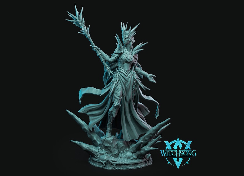 Frost Queen, Female, Giant, Fey, Scepter, Ice, Mage, Wizard, God, Huge ...