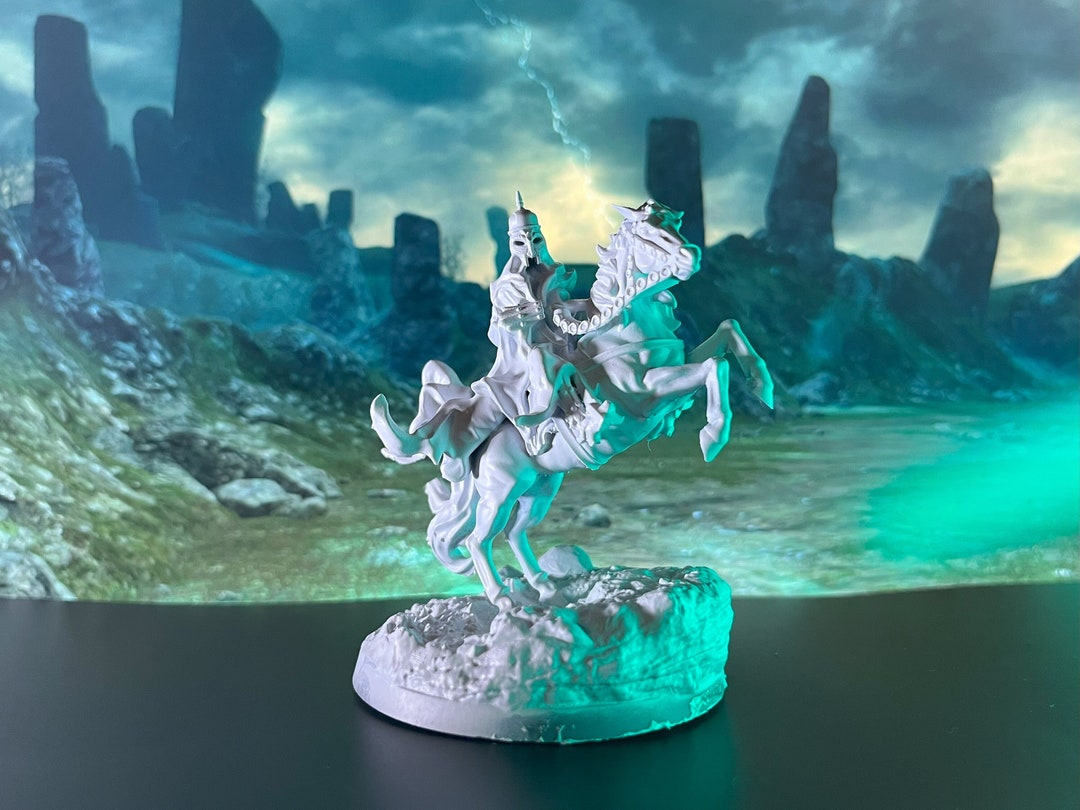 Dark Rider, Wight, Prince, Lich, Undead, Mounted, Rearing, Sword ...