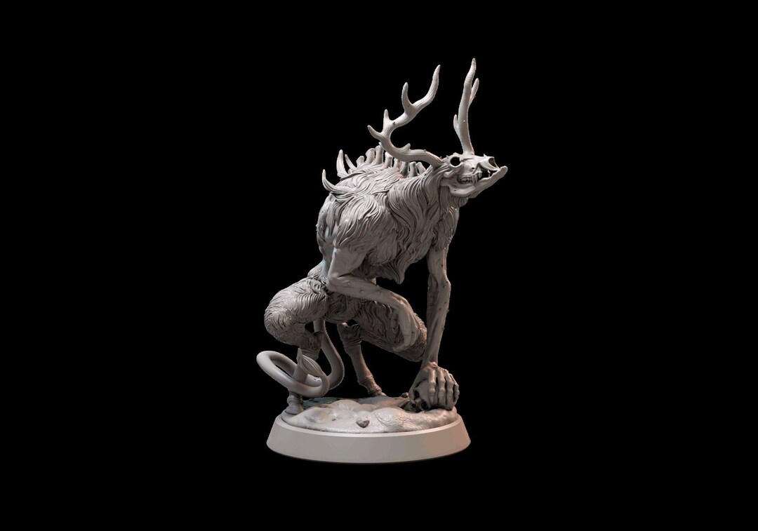 Wendigo, Spirit, Feral, Skull, Deer, Antlers, Undead, Cold, Snow, Polar ...