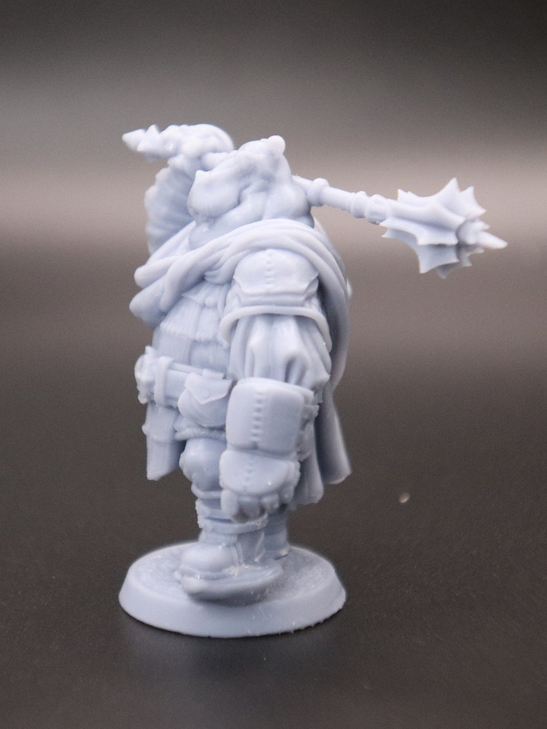 Hippofolk Male Fighter Barbarian Giant Mace Splint Mail - Etsy