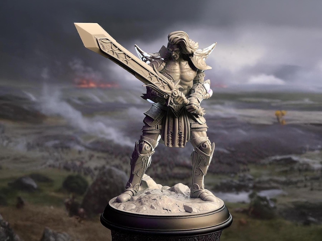 Elf, Male, Barbarian, Warrior, Fighter, Gladiator, Knight, Two Handed ...