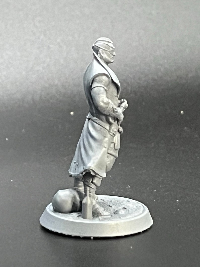 Human, Male, Rogue, Fighter, Pirate, Burly, Beard, Mohawk, Mace in Hand ...