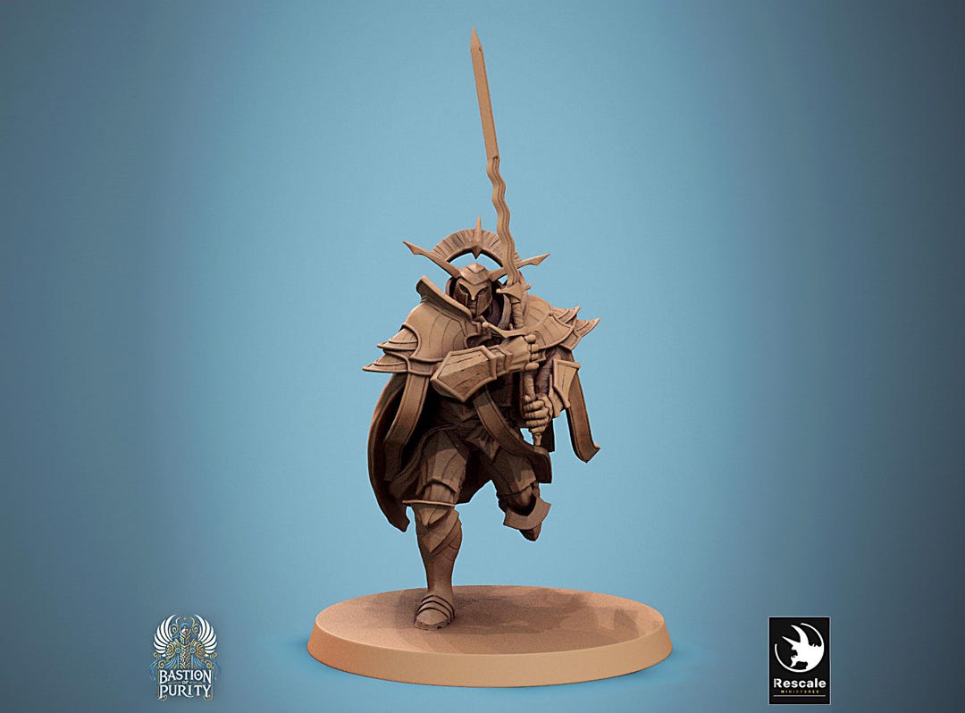 Bastion General, Bastion of Purity, Knight, Paladin, Flamberge, 2 ...