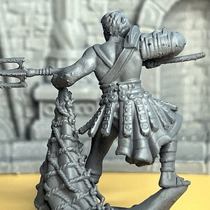 Human, Male, Fighter, Barbarian, Gladiator, Reinforced Leather, Belt ...