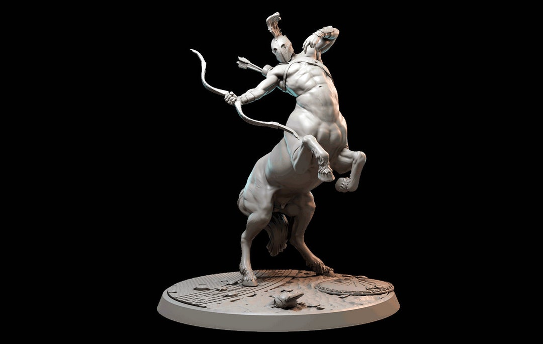 Centaur, Half Horse, Male, Archer, Fighter, Ranger, Long Bow, Rearing ...