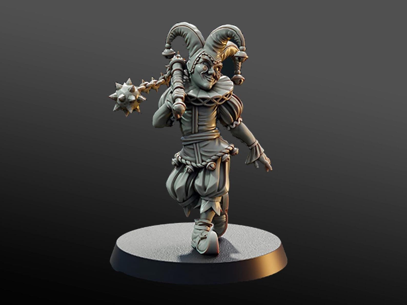 Gnome, Jester, Jigglehead, Romante, Man, Clown, Flail, Bells, Dwarf ...