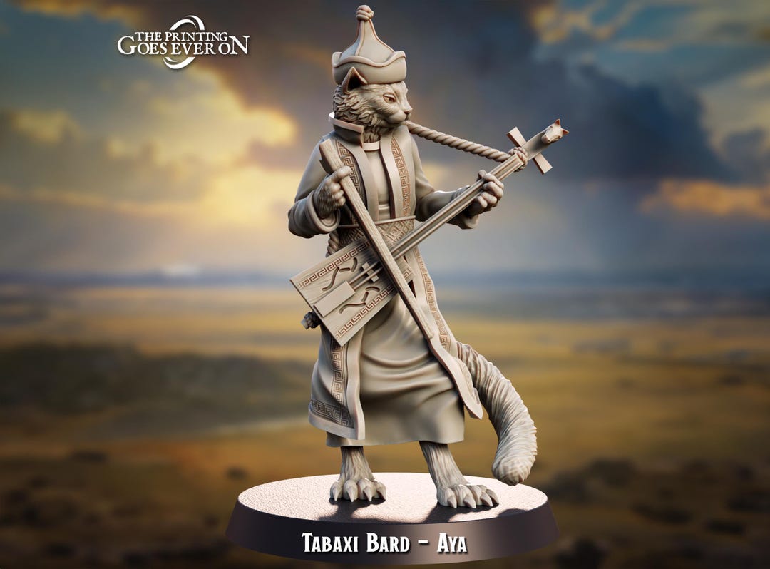 Tabaxi, Female, Bard, Musician, Fighter, Mage, Shamisen, Guitar, Cat ...