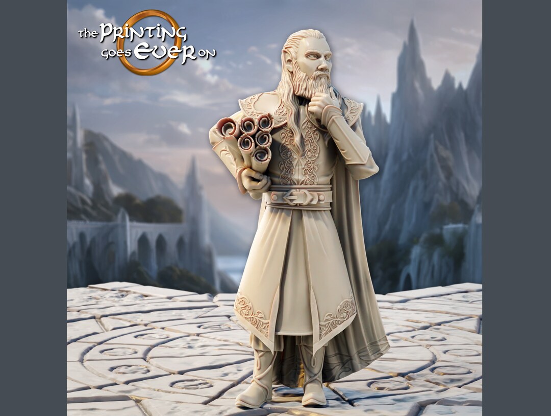 Male, Female, Elf, Wizard, Mage, Loremaster, Shipbuilder, Robes, Beard ...