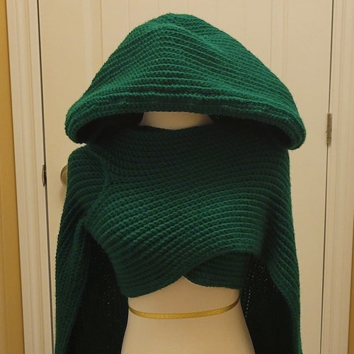 Fantasy Hooded Shawl: Cosplay Shawl/wrap PDF CROCHET PATTERN - Etsy