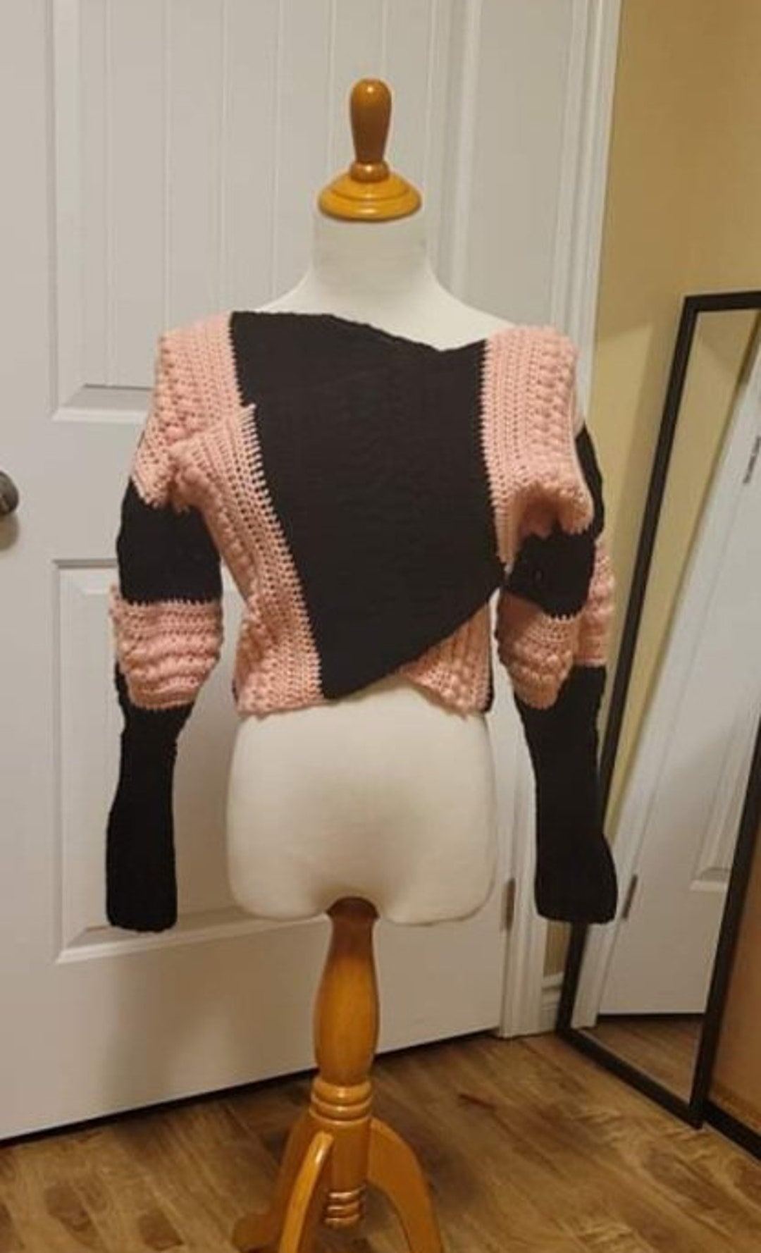 Blushing Romance Sweater Scarf: Crochet Shawl/wrap/sweater PDF CROCHET ...