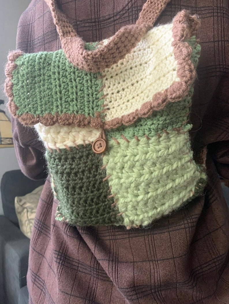 Forest Wanderer Crochet Mini Backpack - Etsy