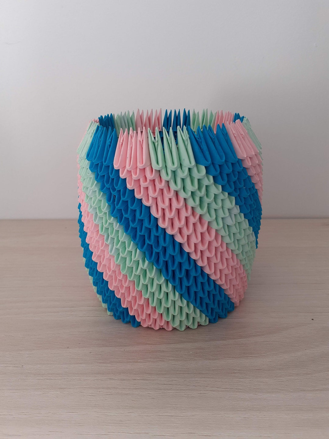 3D Origami Pencil Holder - Etsy