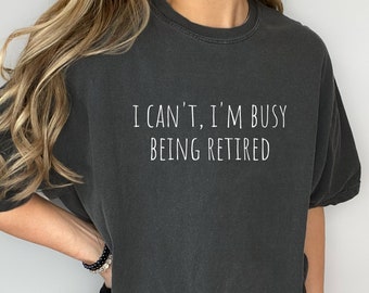 Funny Retirement Gifts Retired T-shirt Men's Graphic Tee - Etsy