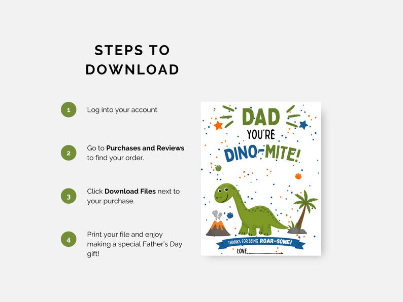 Fathers Day Handprint Art Printable, Dad Youre Dinomite Dinosaur Card ...