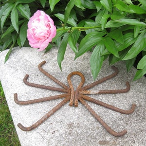 Metal Spider Rebar Spider Sculpture Man's Gift Yard Art Rock Garden ...