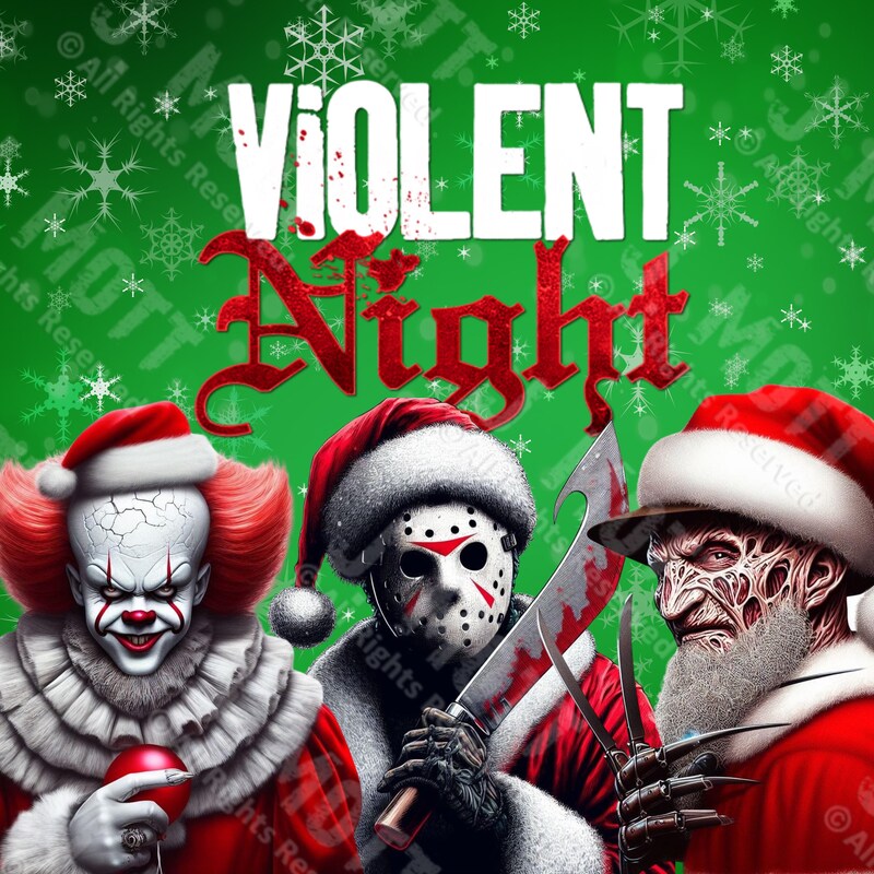 Horror Christmas - Etsy