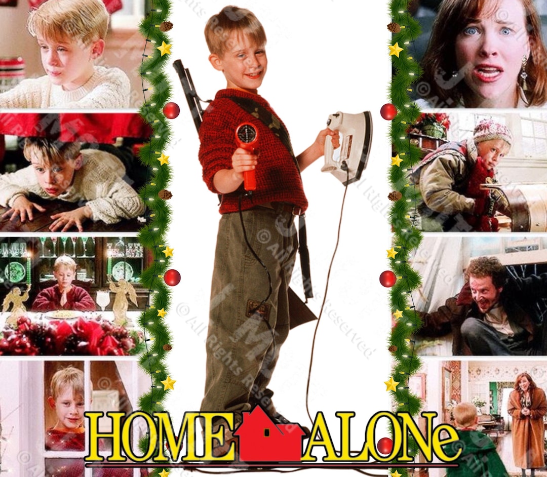 Home Alone Christmas Tumbler Wrap Png Design - Etsy
