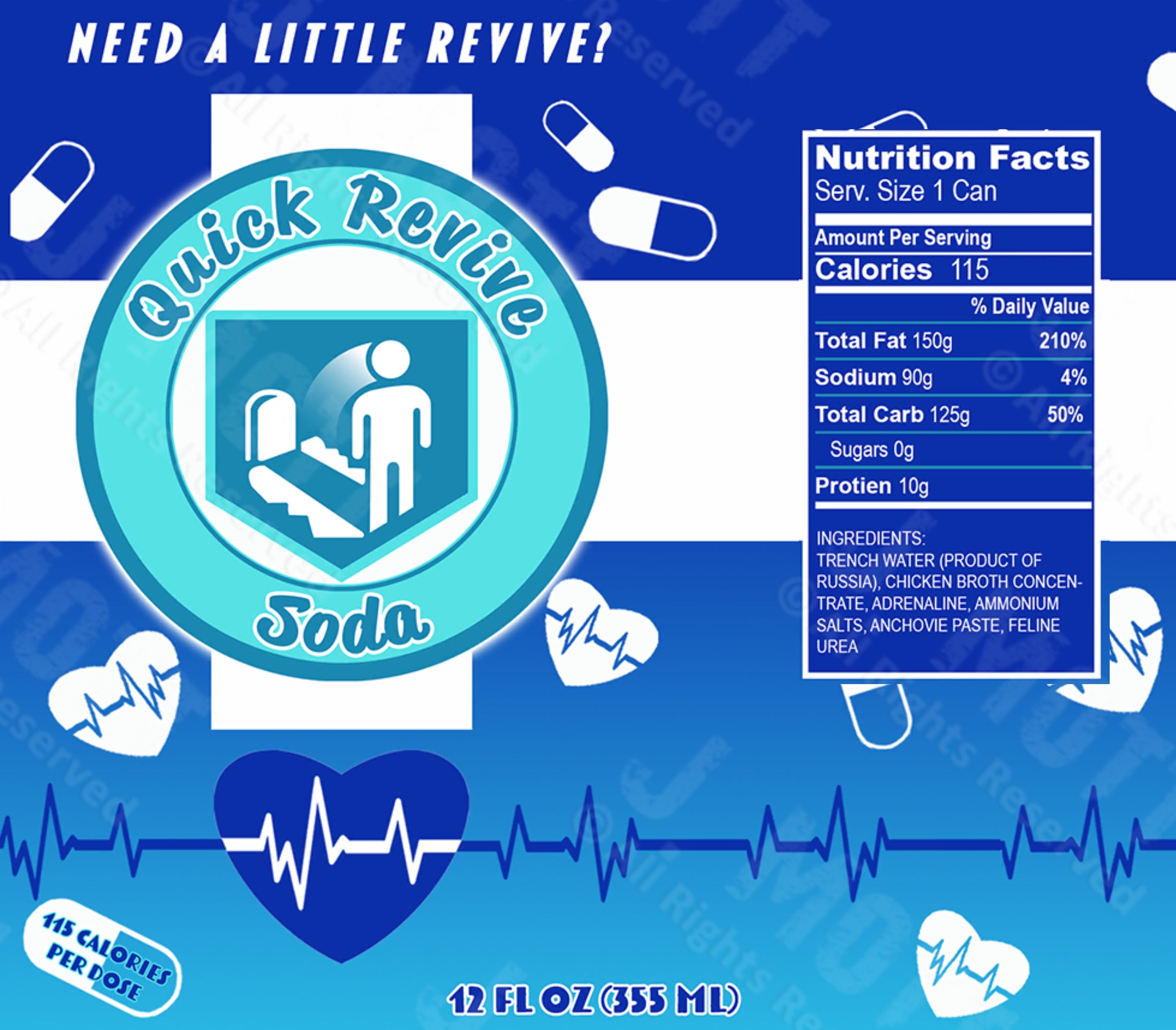 Quick Revive Soda Logo