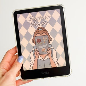 Custom Kindle Lock Screen: Aesthetic Girl Reading Design – Kindle ...