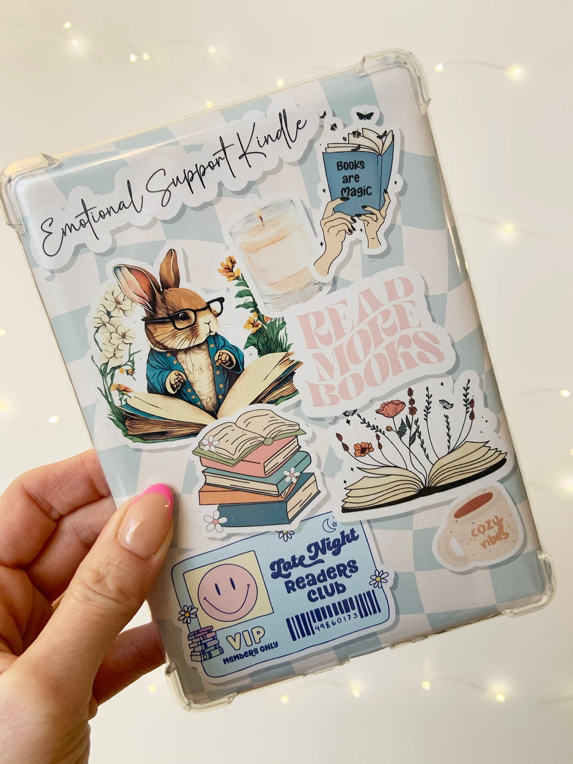 CHECKERED Kindle Insert for Clear Case PRINTABLE Paperwhite - Etsy