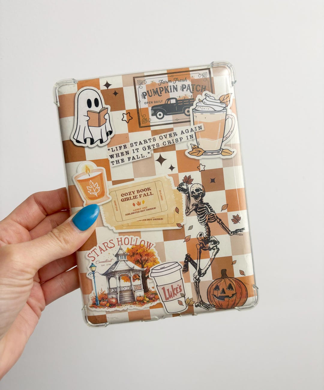 Fall Vibes Kindle Insert – Cozy Bookish Sticker-inspired Kindle ...