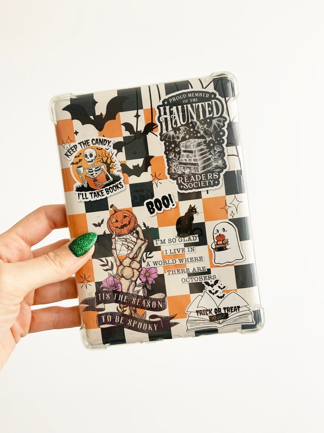 Spooky HALLOWEEN Kindle Insert for Clear Case - PRINTABLE - Paperwhite ...