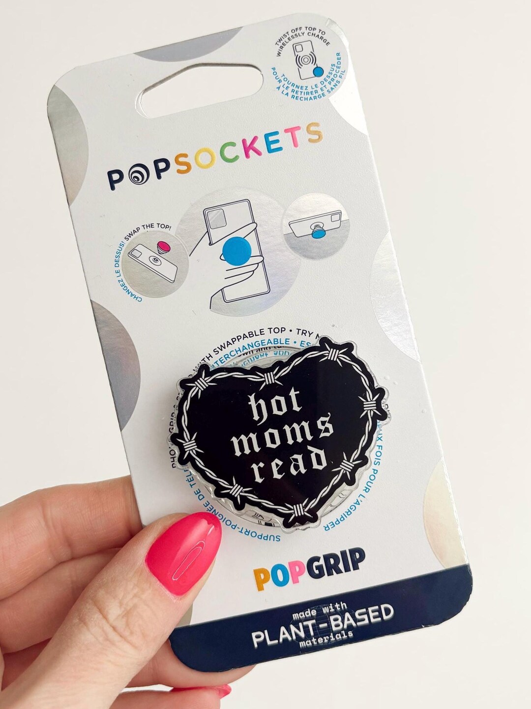 Hot Moms Read Kindle Popsocket | Magsafe or Adhesive | Swappable Tops ...