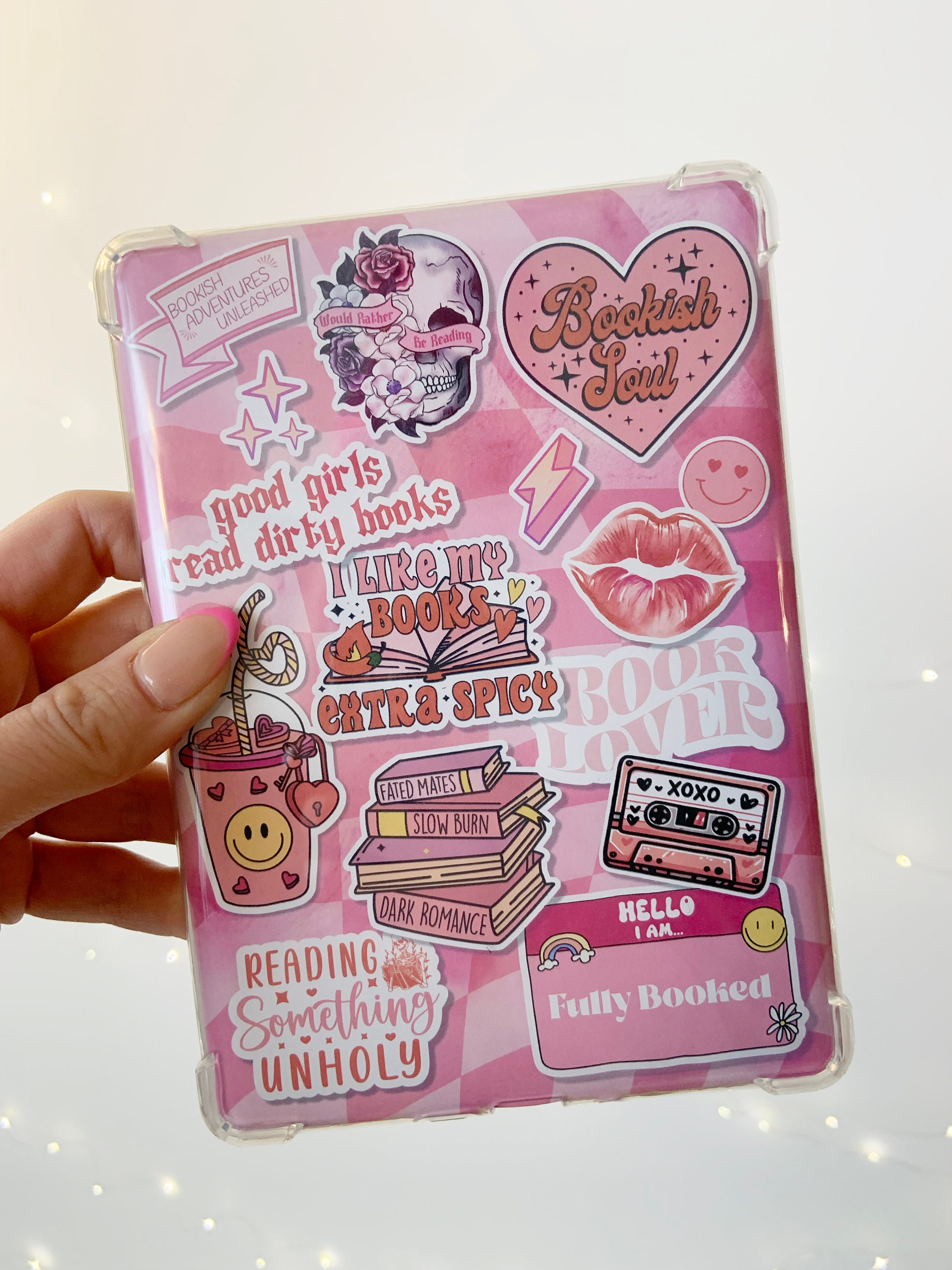 CHECKERED Kindle Insert for Clear Case -PRINTABLE - Valentine Theme ...