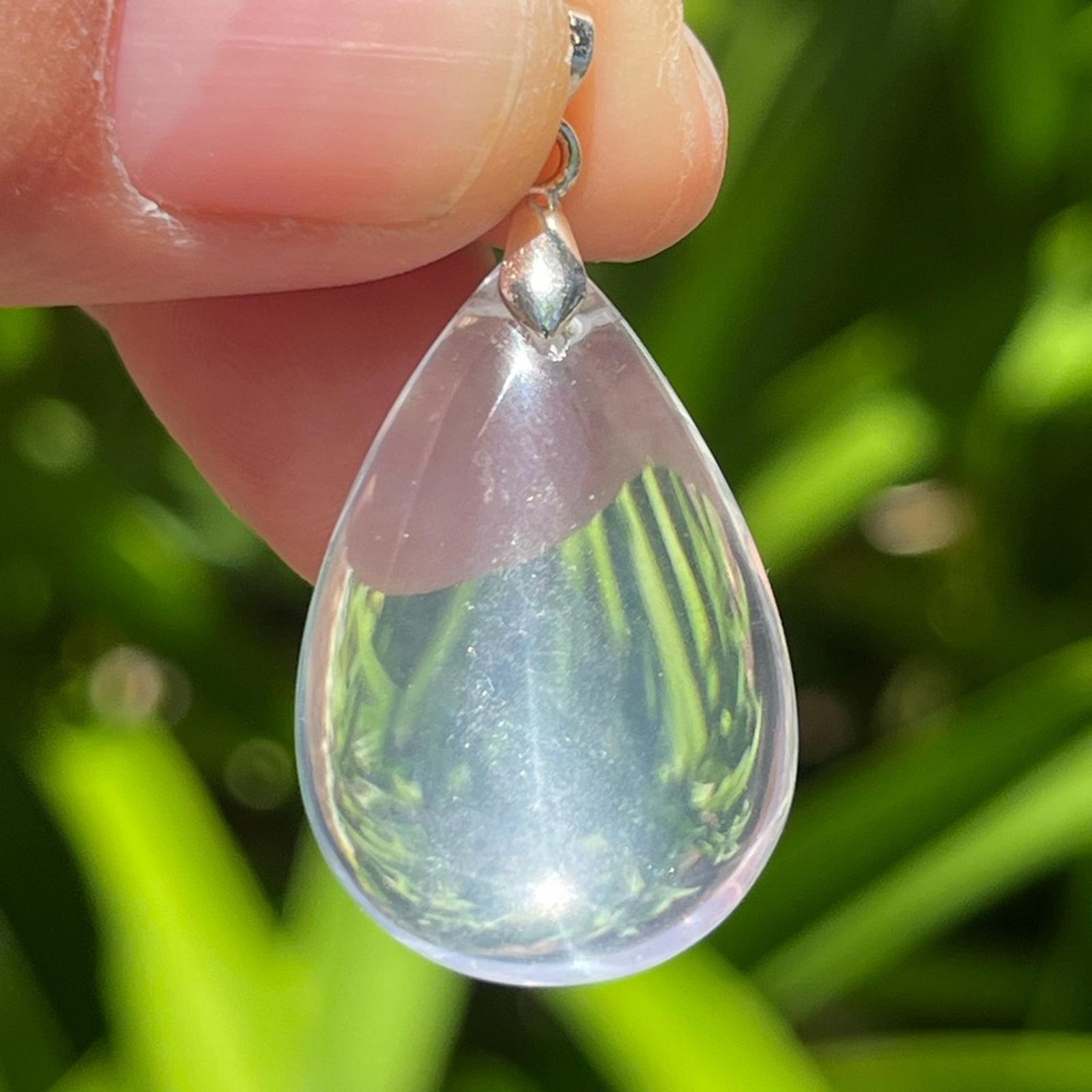 Sterling Silver Star Line Rose Quartz Pendant - Etsy