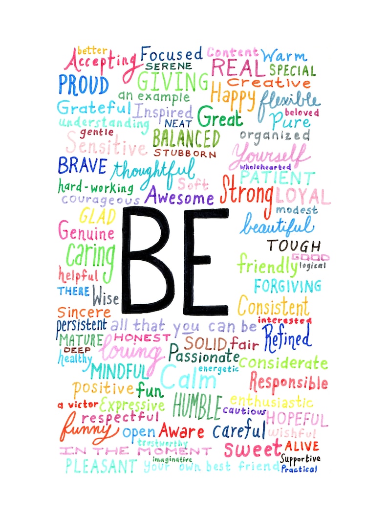 BE YOURSELF Instant Digital Download - Etsy