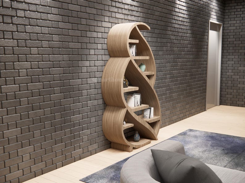 Parametric Bookshelf, Modern Shelf, Parametric Shelf Design for Living ...
