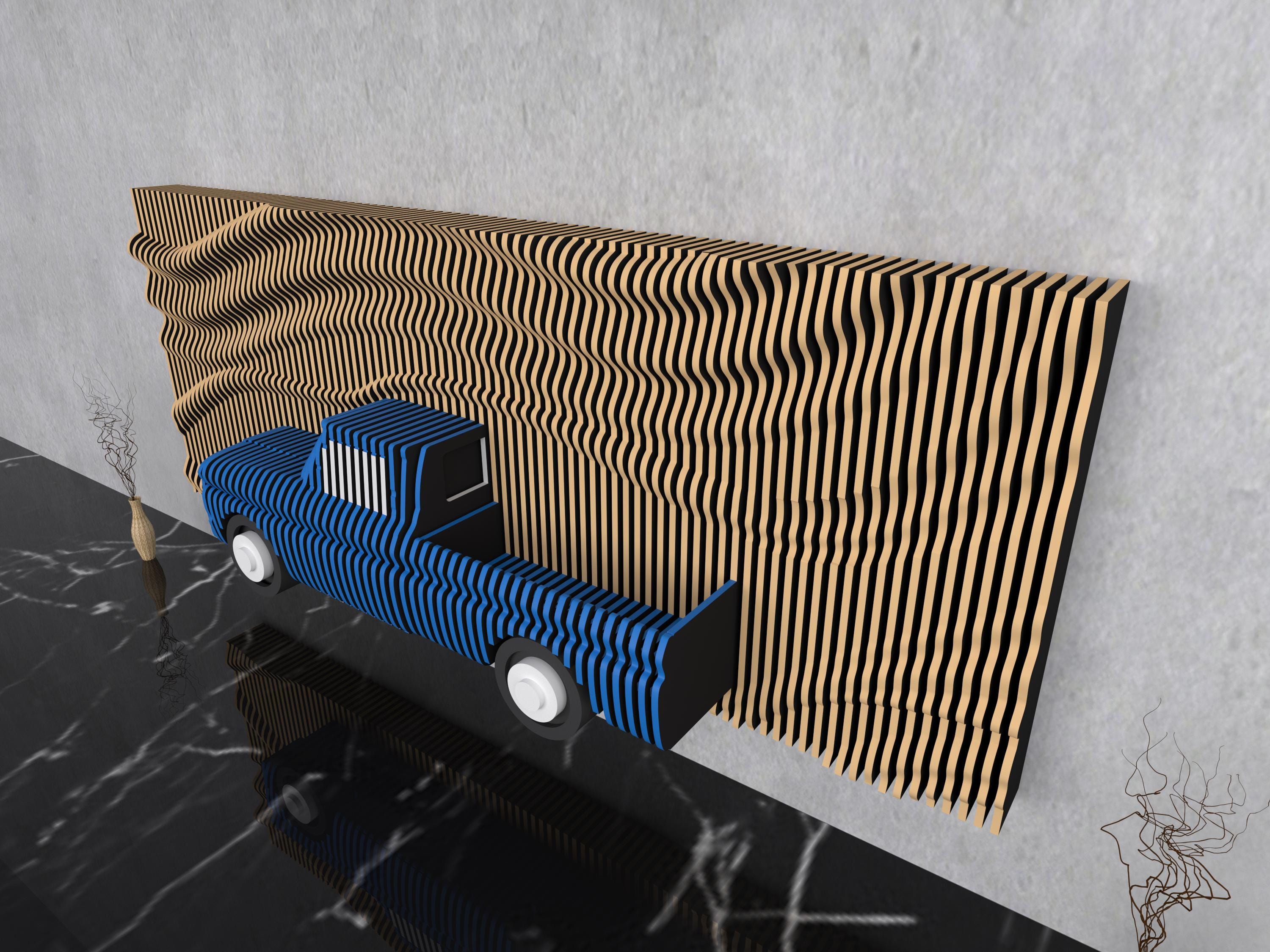 Parametric Pickup Truck Model for DIY Assembly & Custom Design ...