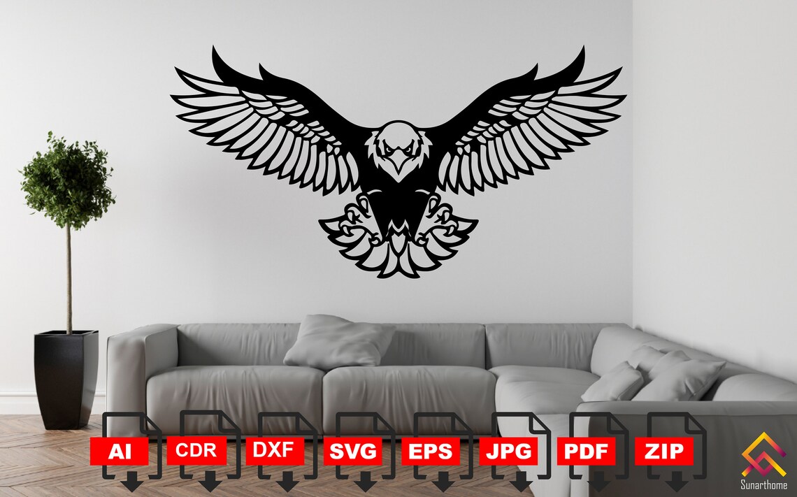 Eagle SVG American Eagle Clipart Bald Eagle Svg Eagle Dxf Eagle ...