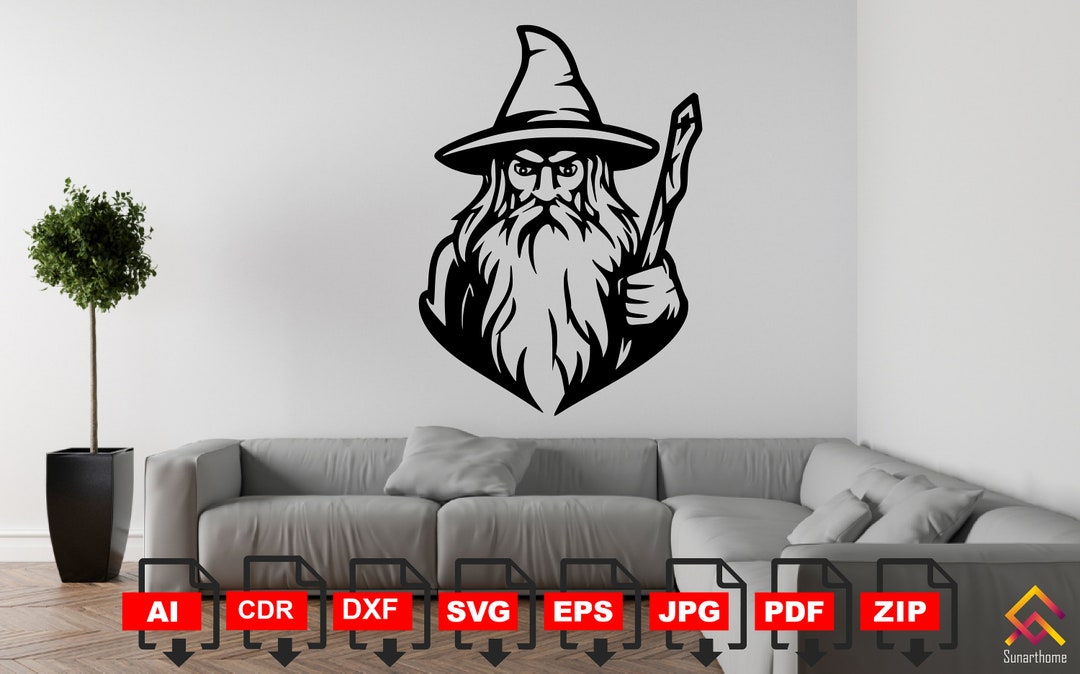 Lord of the Rings SVG, Gandalf Svg, Gandalf Clipart, Hobbit SVG, Lord ...