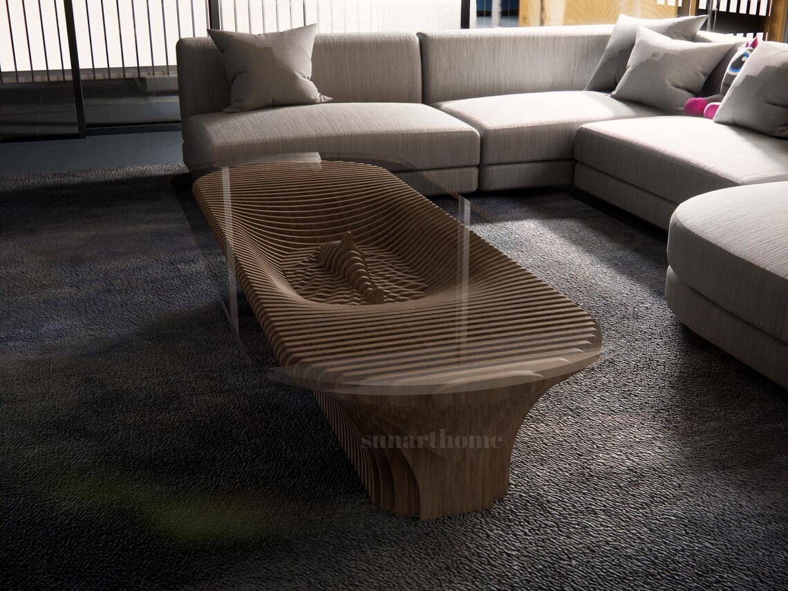 Parametric Shark Coffee Table DXF Files – CNC Router & Laser DXF Files ...