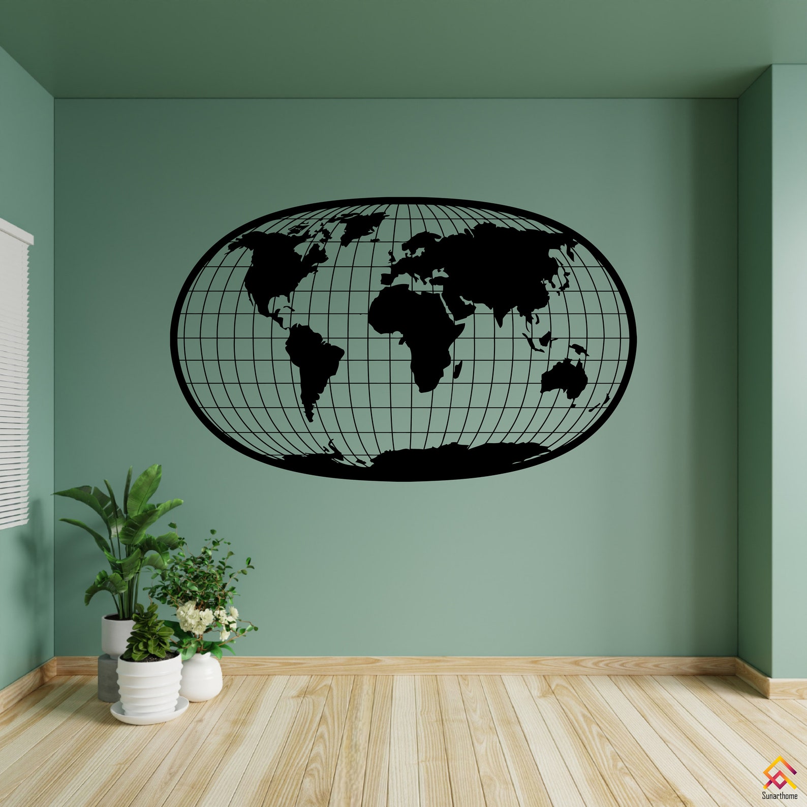 World Map SVG World Map Vector File World Map Cricut World Silhouette ...