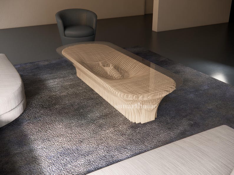 Parametric Shark Coffee Table DXF Files – CNC Router & Laser DXF Files ...