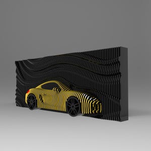 Parametric Design With Car Model, Parametric Wavy Wooden, Parametric ...