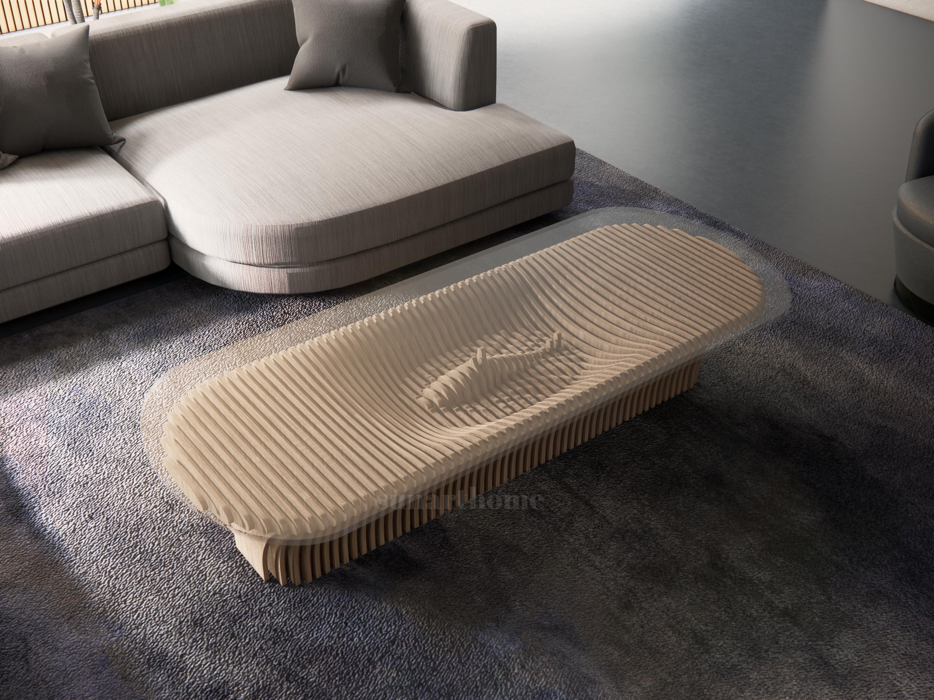 Parametric Shark Coffee Table DXF Files – CNC Router & Laser DXF Files ...