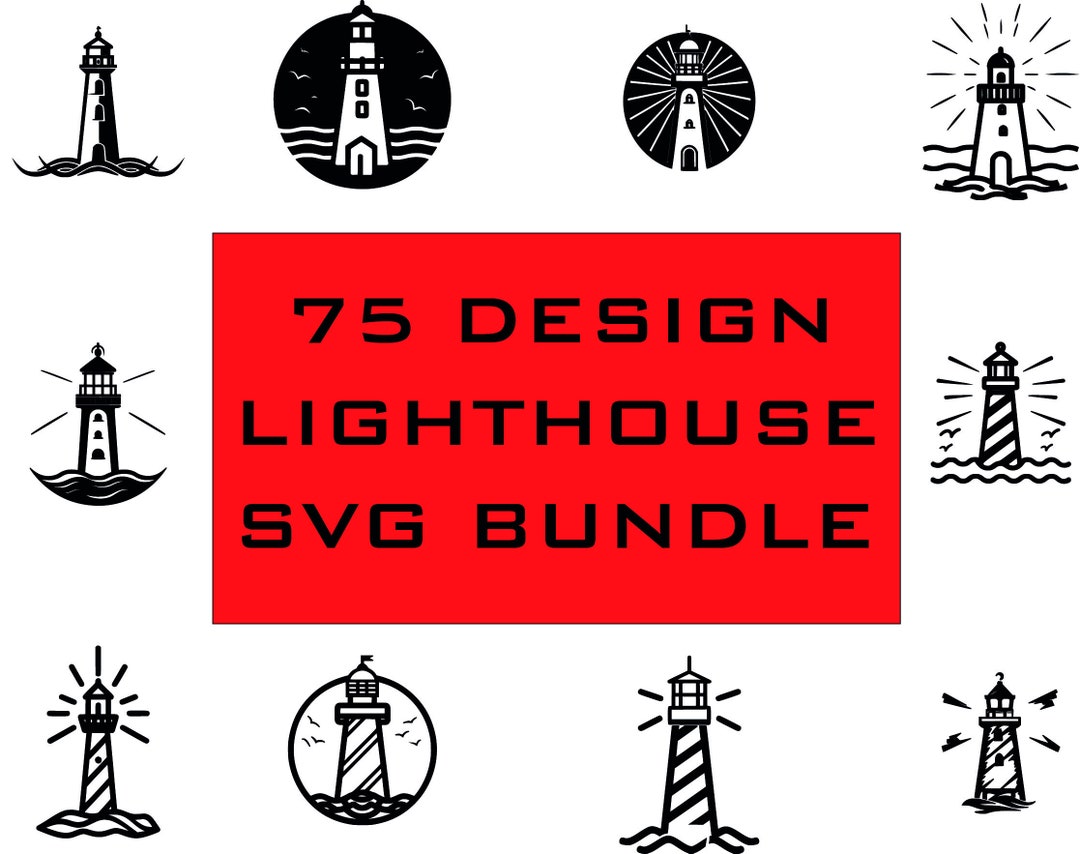 Lighthouse SVG Lighthouse Svg Bundle Old Lighthouse PNG Nostalgic ...