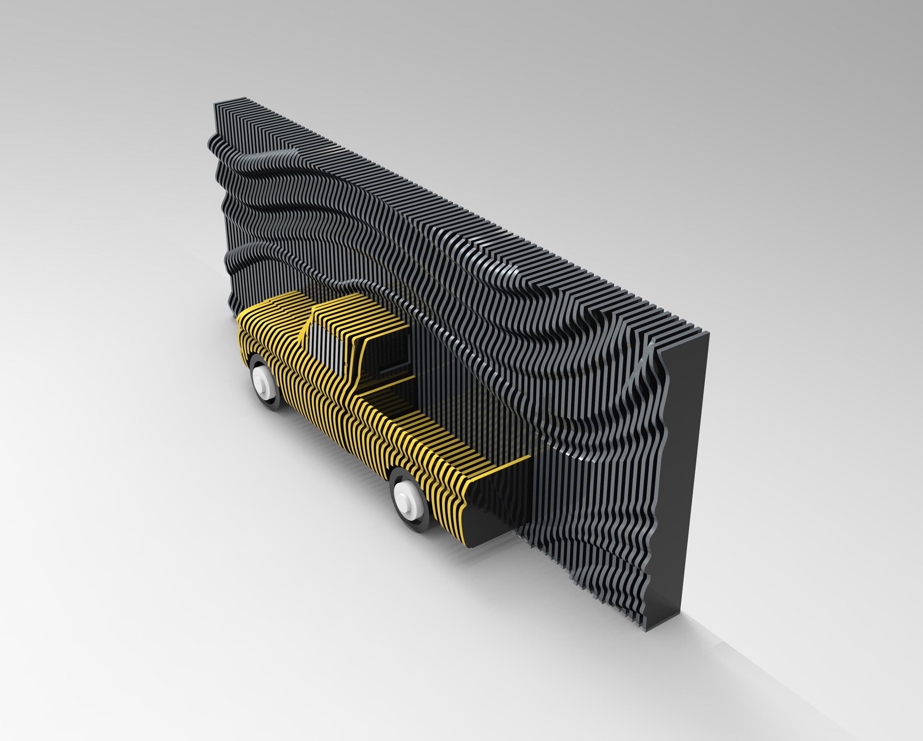 Parametric Pickup Truck Model for DIY Assembly & Custom Design ...