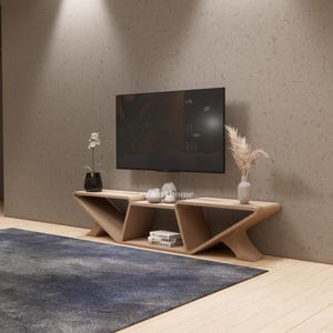 Parametric TV Unit, Modern Wooden TV Console, TV Units for Living Room ...