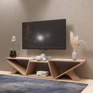 Parametric TV Unit, Modern Wooden TV Console, TV Units for Living Room ...