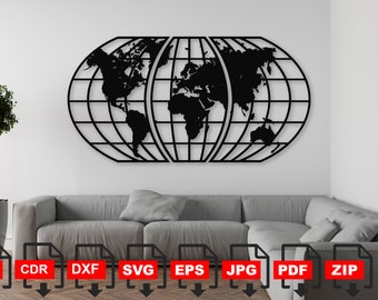 Globe Svg World Map Png World Map Vector World Silhouette World Map Dxf ...