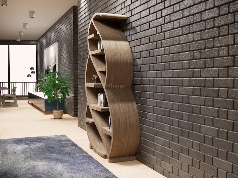 Parametric Bookshelf, Modern Shelf, Parametric Shelf Design for Living ...