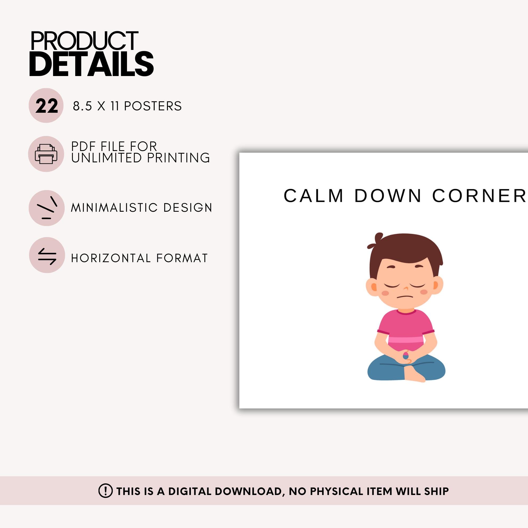 Daycare and Childcare Center Signs, Classroom Center Signs, Printable ...