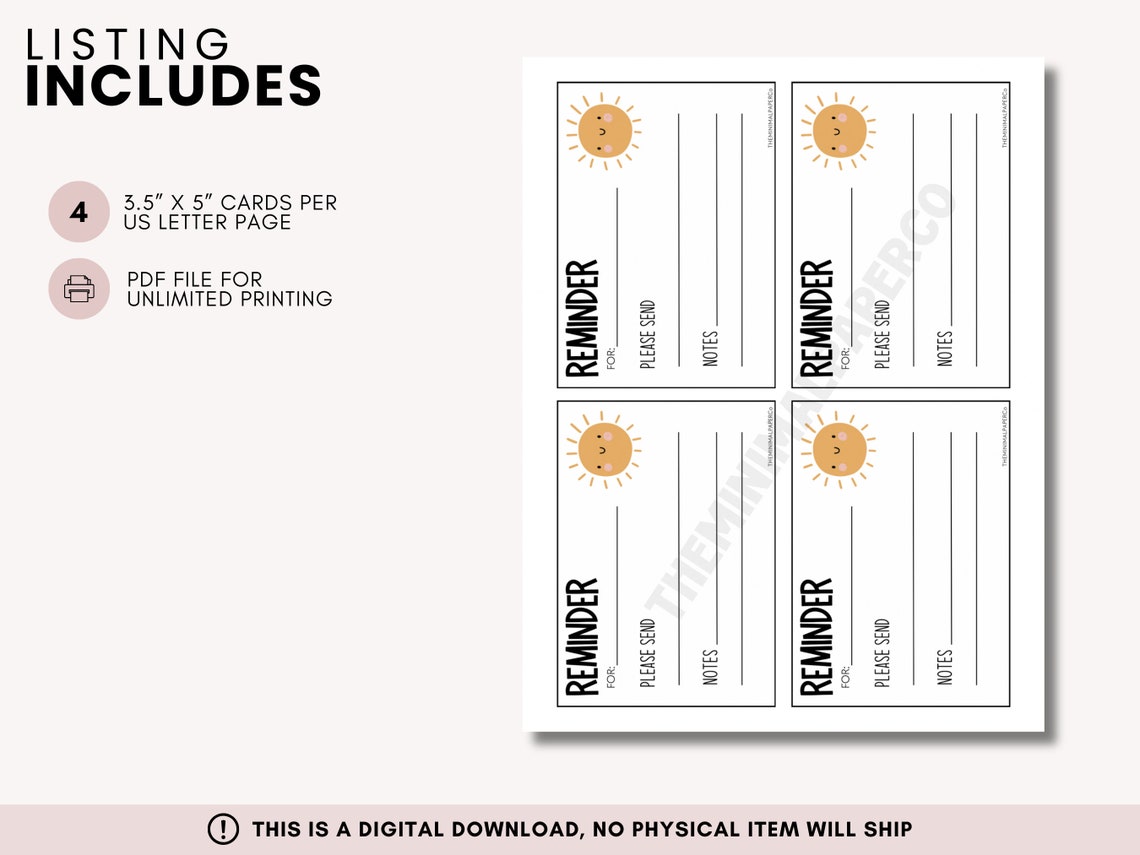 Fillable Daycare Note, Teacher Mail, Note Home, Printable Note Card ...