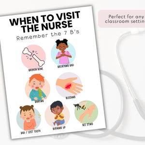 School Nurse Clinic Decor, School Nurse Sign, School Nurse Office ...