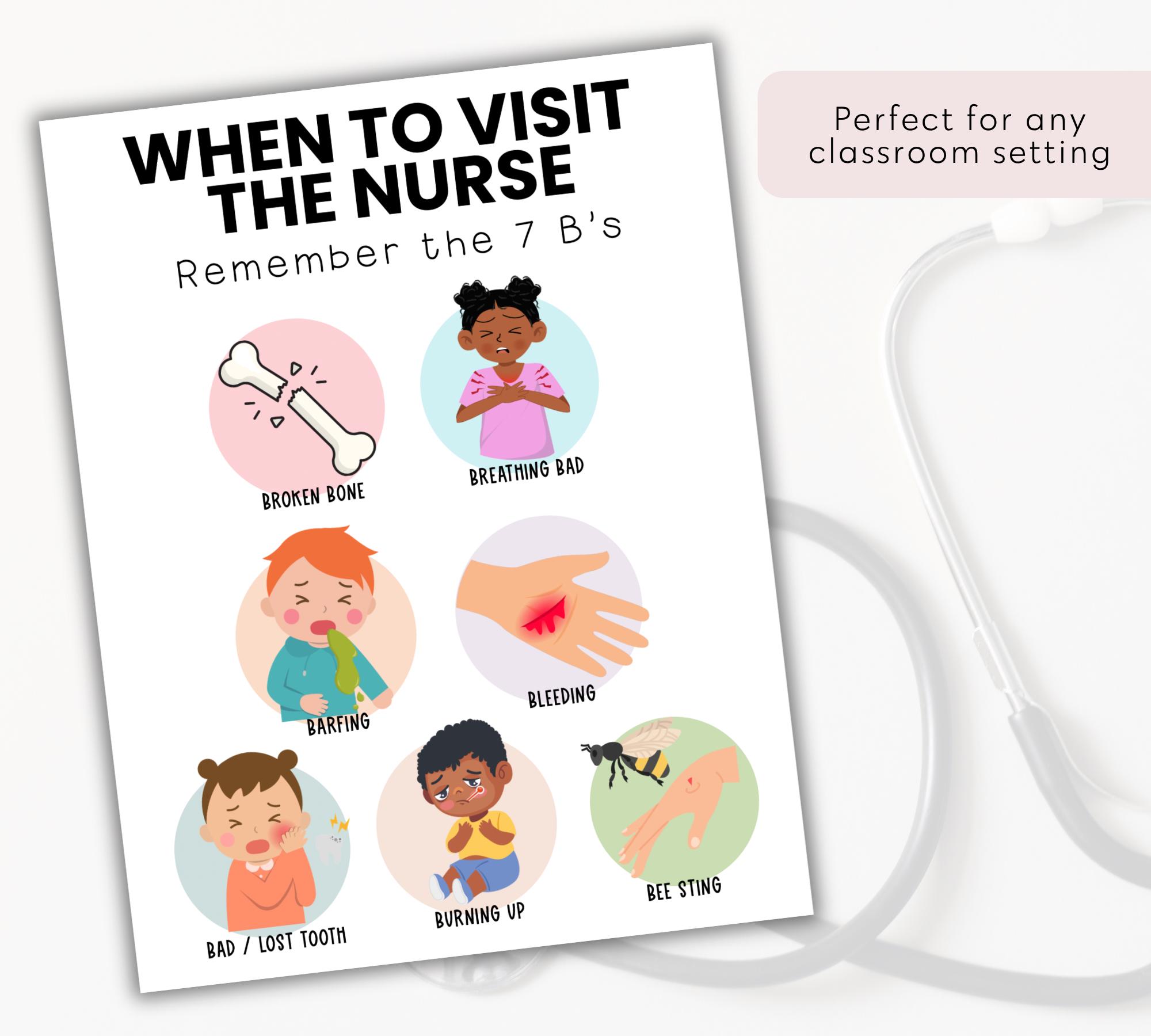 School Nurse Clinic Decor, School Nurse Sign, School Nurse Office ...