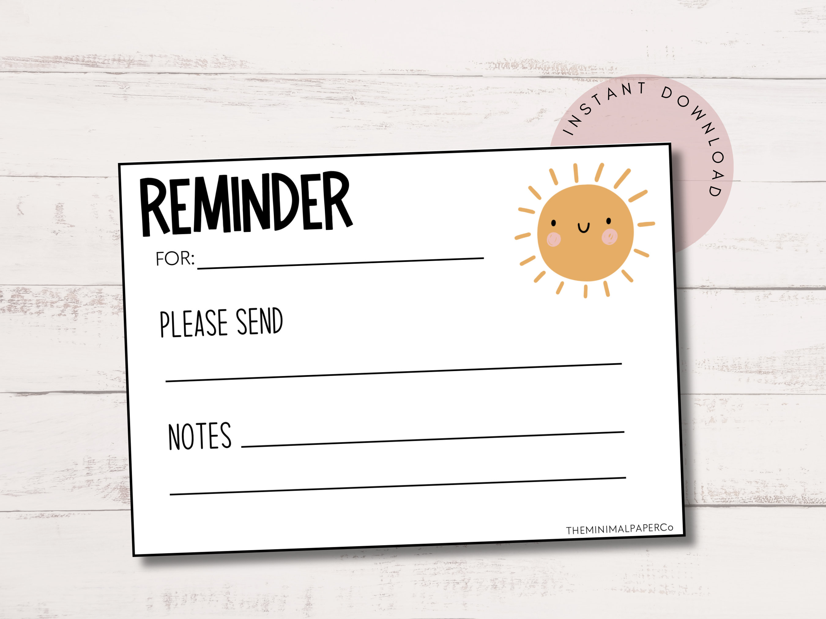 Fillable Daycare Note, Teacher Mail, Note Home, Printable Note Card ...